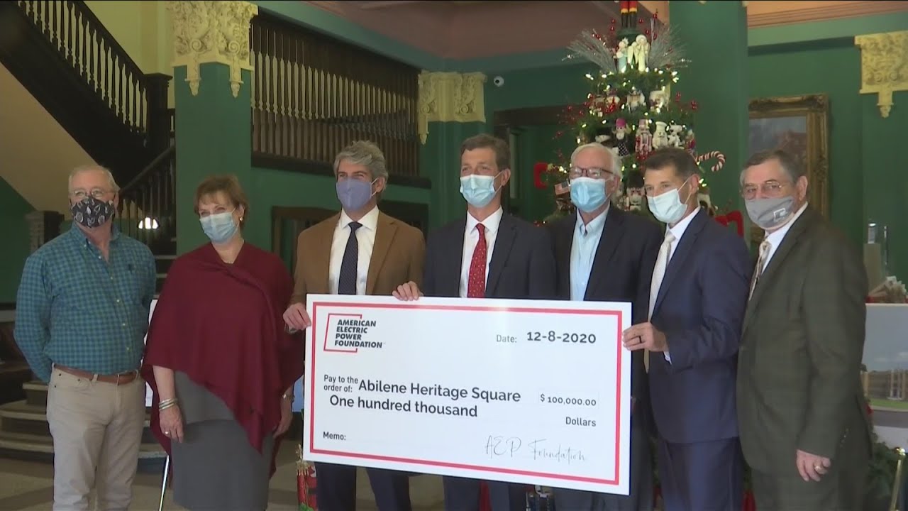 AEP Foundation provides $100,000 to Abilene Heritage Square