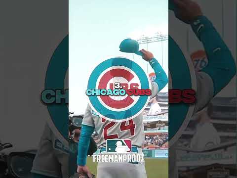 Cityofohtani17's top 5 favorite MLB teams @Cityofohtani17 #mlb #braves #cubs #reds #fyp #shorts