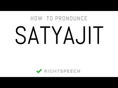 Satyajit - How to pronounce Satyajit - Indian Boy Name