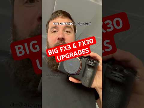 ???? Sony FX3 & FX30 upgrades are coming in 2025!