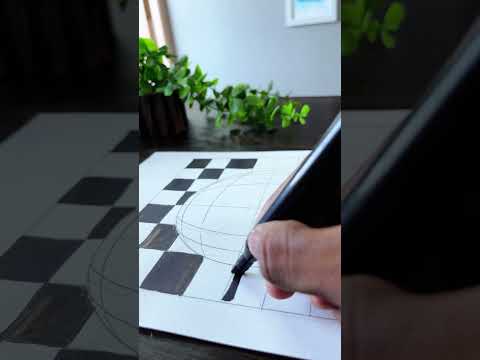 Easy 3D Football ⚽ Drawing ???????????? #shorts #trending #viralvideo