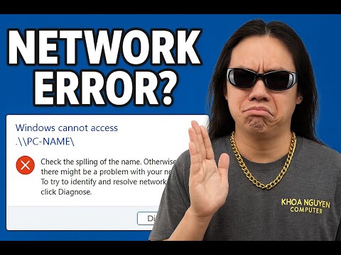 NETWORK ERROR WINDOWS CANNOT ACCESS WINDOWS 11
