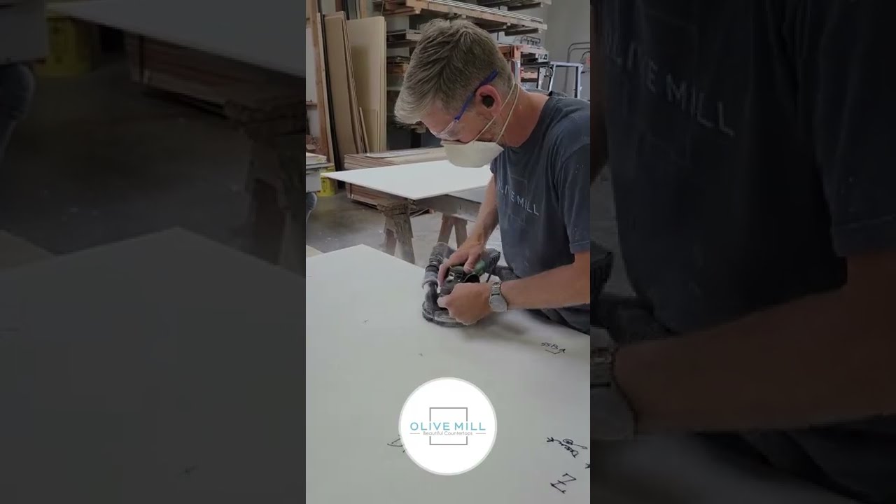 Corian Solid Surface Fabrication #shorts