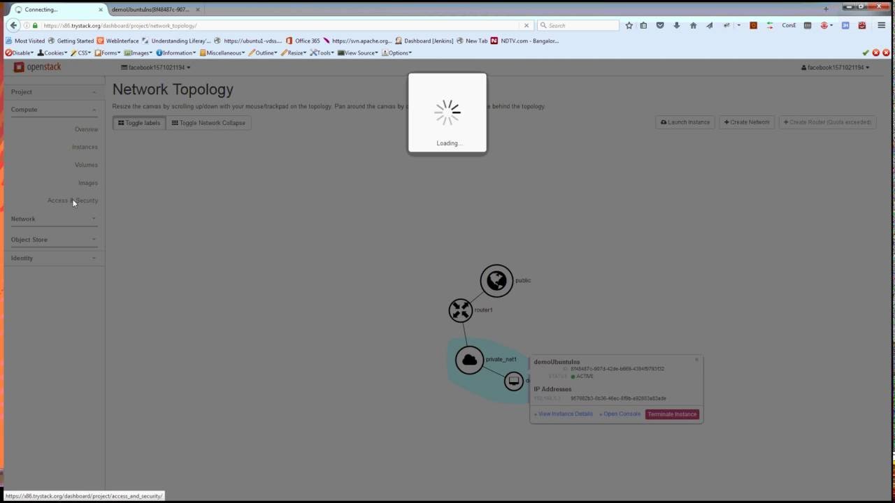 Tutorial 1: Openstack first instance