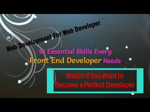10 Essential Skills Every Front End Developer Needs in 2017 | Web Development | NepKoder