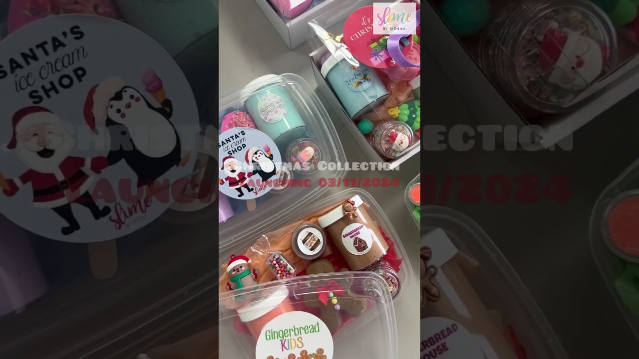 #slime #christmas #slimeasmr #xmasgiftideas #slimebysienna