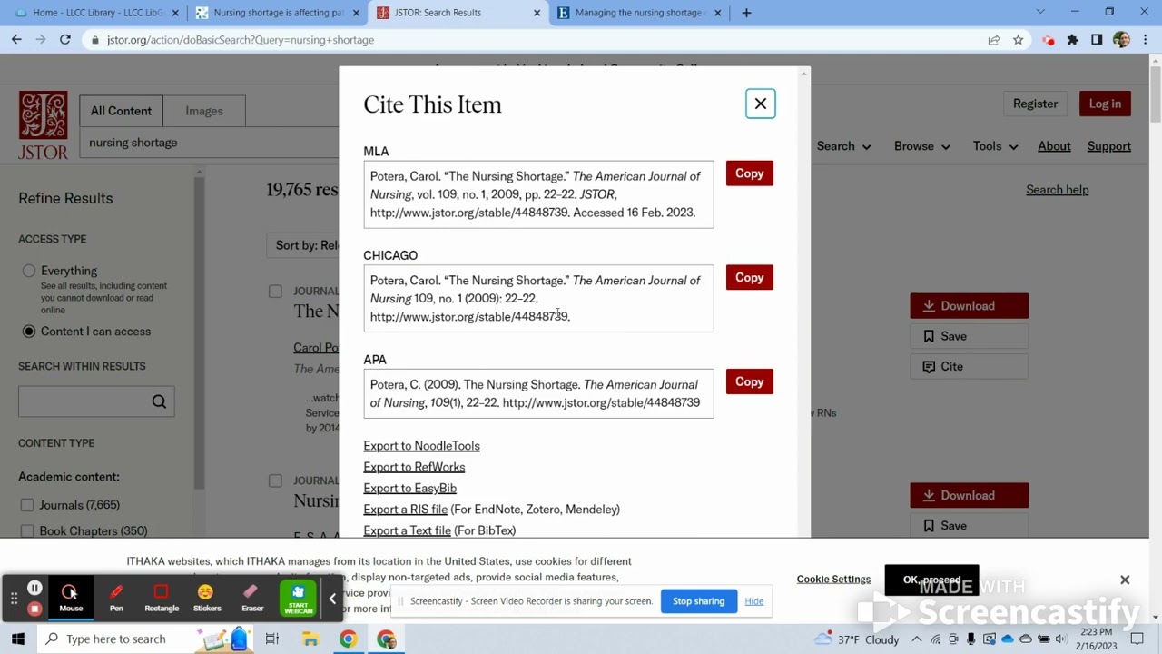 Locating Permalinks for Database Articles