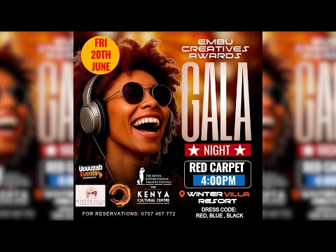 Embu Creatives Awards Gala Night | Live from Winter Villa Resort