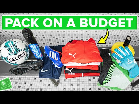 How to pack your football bag ON A BUDGET in 2024
