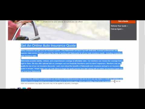 How to Car Insurance Quotes Online Free HD 2017