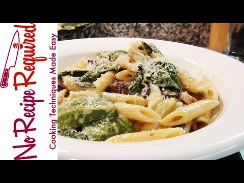 Chicken Penne With Mushroom Sauce - NoRecipeRequired.com