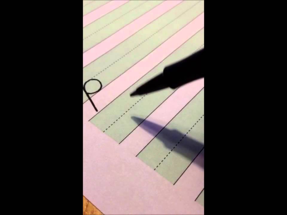 D'Nealian Manuscript Lesson 4