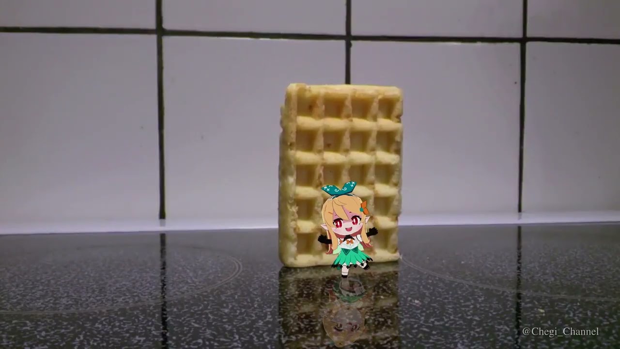 Pomu Rainpuff gets waffled