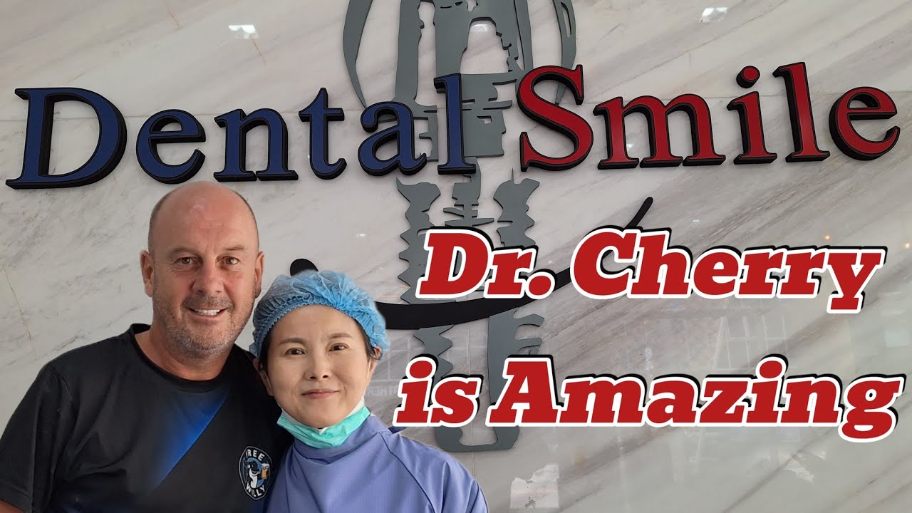 “Getting a dental implant in Pattaya! 🦷 After 10+ years with Dr. Cherry, 