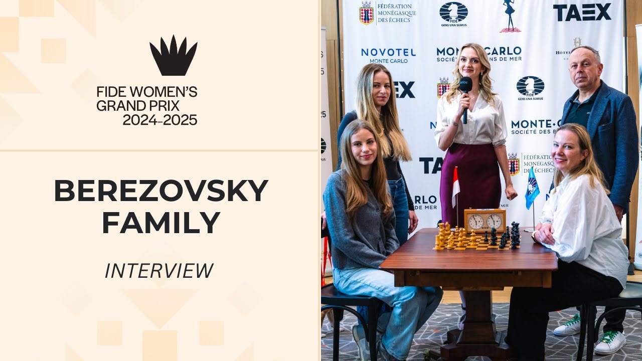 Monaco: Family Berezovsky interview, IM Igor, Svetlana, Jessica,and ...
