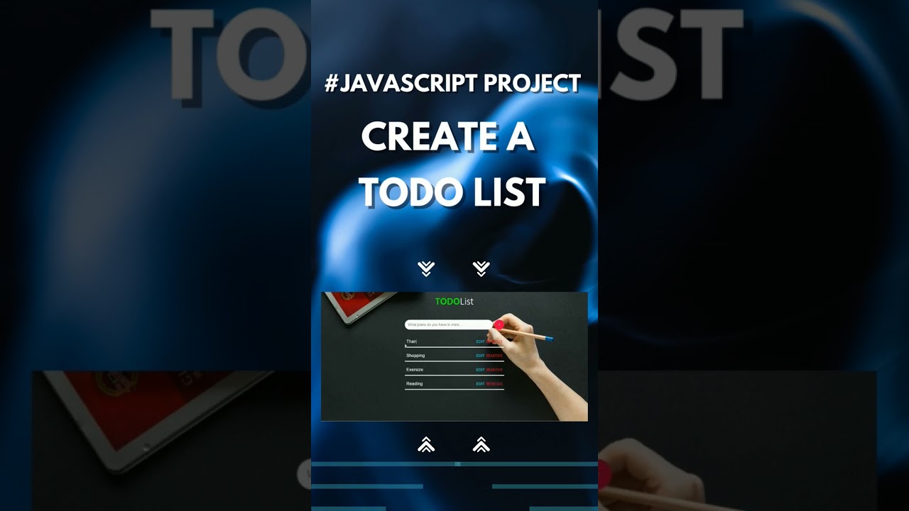 How To Make A ToDo List Using Js ? | How do I create a todo list #shorts #youtubeshorts #shortsvideo