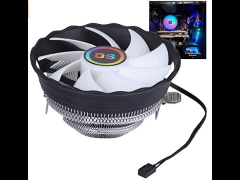 Unboxing DS 1900RPM CPU Cooler, Aluminum Extrusion Cooling CPU Fan for Intel LGA 775/1155/1156/1366