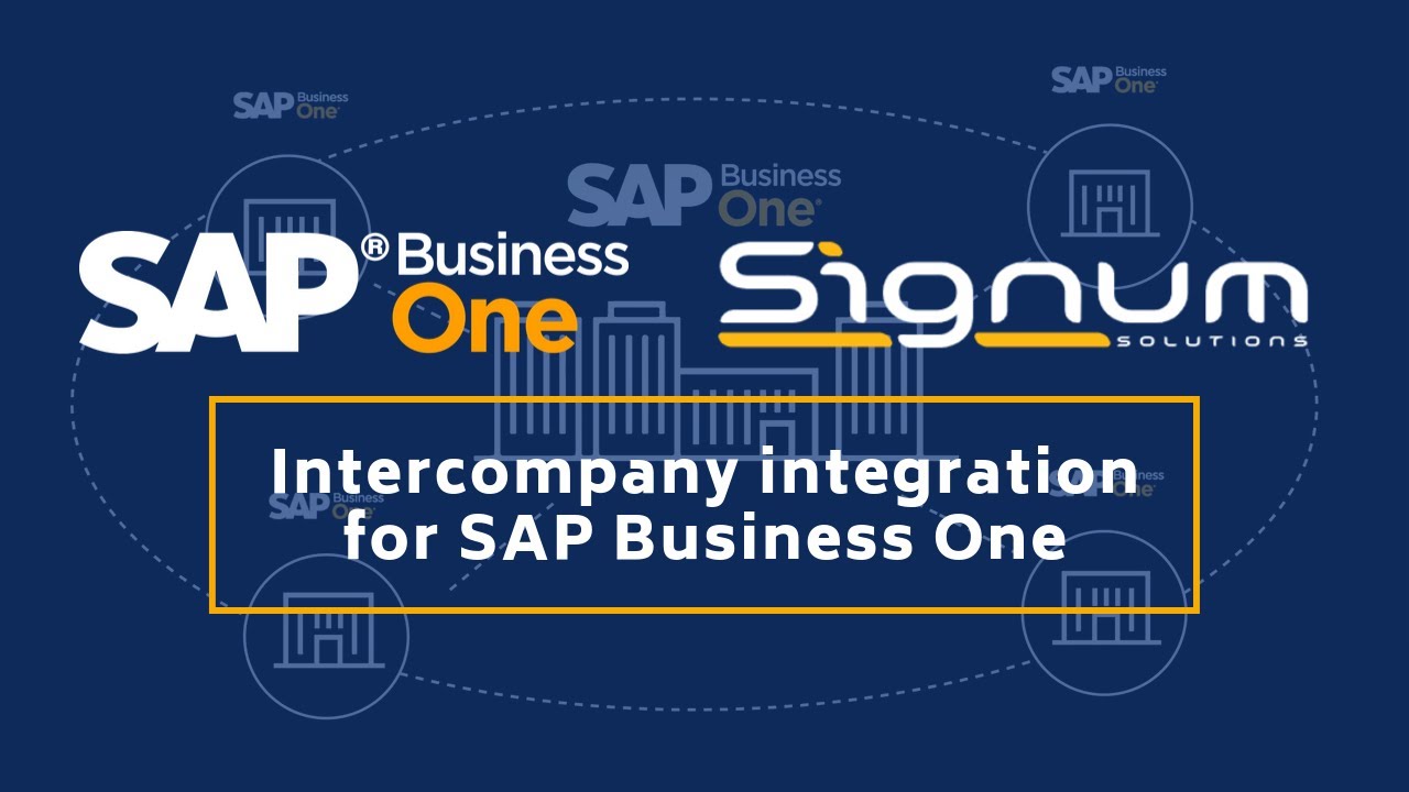 SAP Business One Intercompany Integration Solution