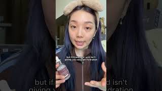 how to moisturize dry or oily dehydrated skin I IUNIK BETA GLUCAN SERUM ???? #shorts