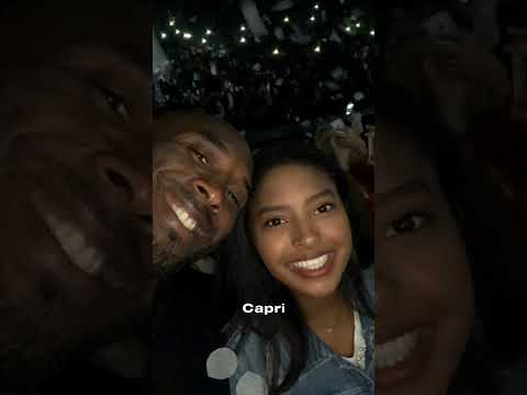 Vanessa Bryant loves Kobe Bryant so much and Daughters #kobebryant #shorts #love