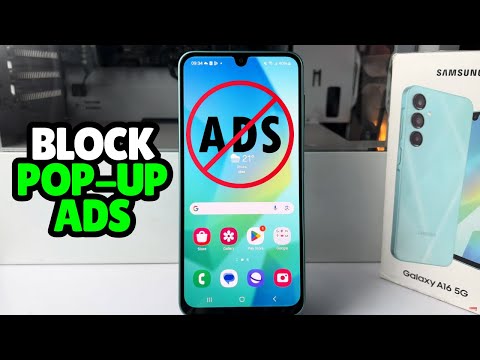 How to Stop Pop-up Ads Samsung Galaxy A16