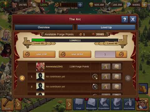 ForgeOfEmpires 1.9 threads and arcs explained