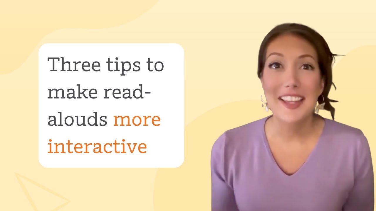 Three tips to make your read alouds more interactive