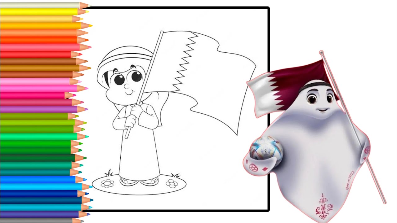 Qatar 2022 FIFA coloring page | قطر ٢٠٢٢ فيفا كأس العالم