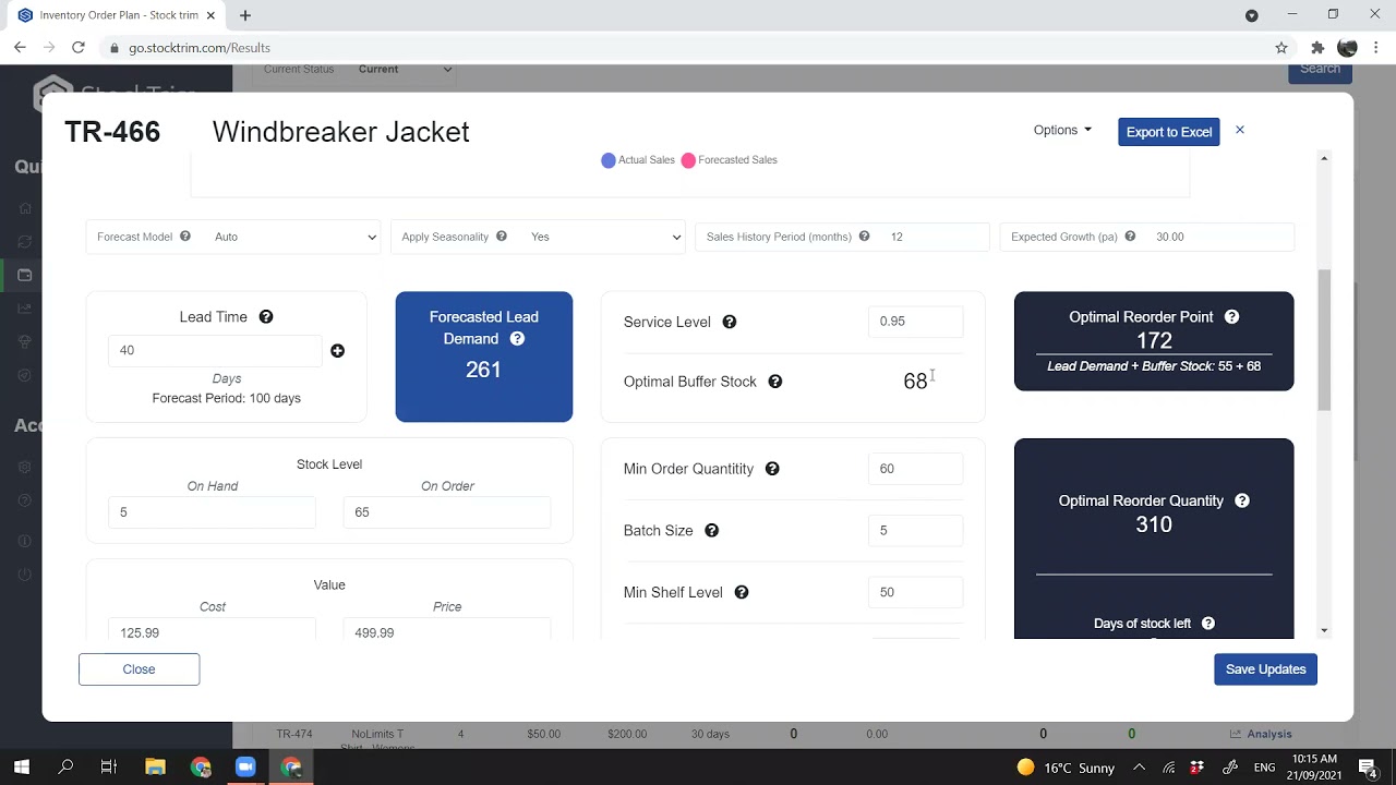 Demand Forecasting Using Cin7 & StockTrim