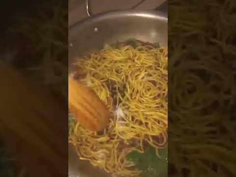 Pancit bihon ( a filipino noodle dish)