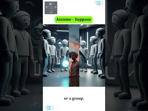 Assume - Suppose 📚📰🤔💭💭 #LearnNewWords, #Vocabulary, #wordoftheday