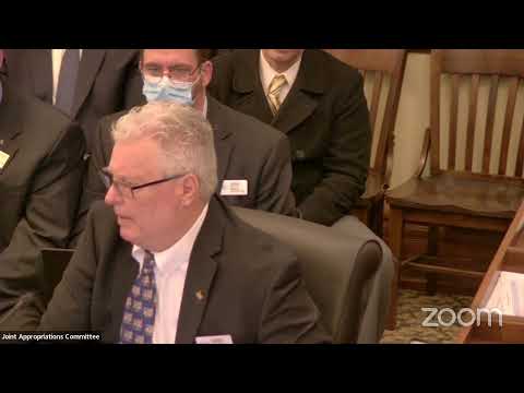 Joint Appropriations Agency Budget Hearings, December 7, 2021-AM