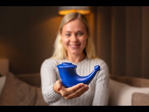 Neusdouche met de Rhino Horn: neus spoelen in 4 stappen