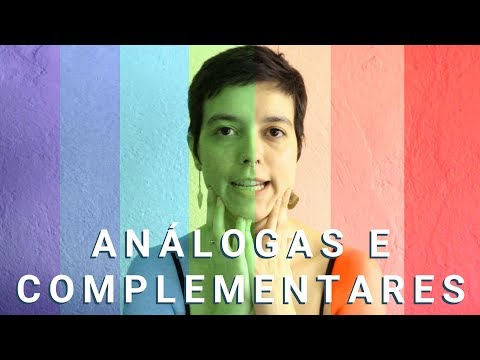 Cores análogas, complementares e outras combinações