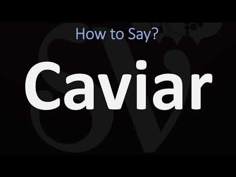 How to Pronounce Caviar? (CORRECTLY)