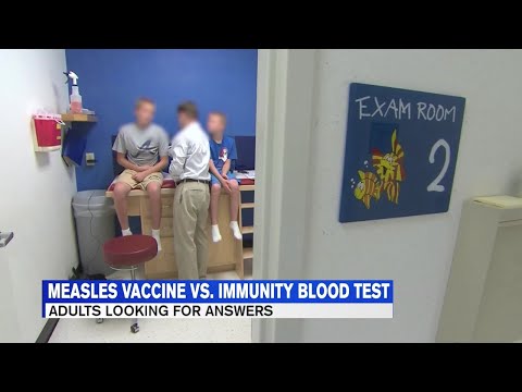 Measles vaccine vs. Immunity Blood Test