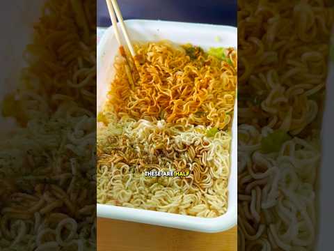 Half & Half Instant Ramen Noodles