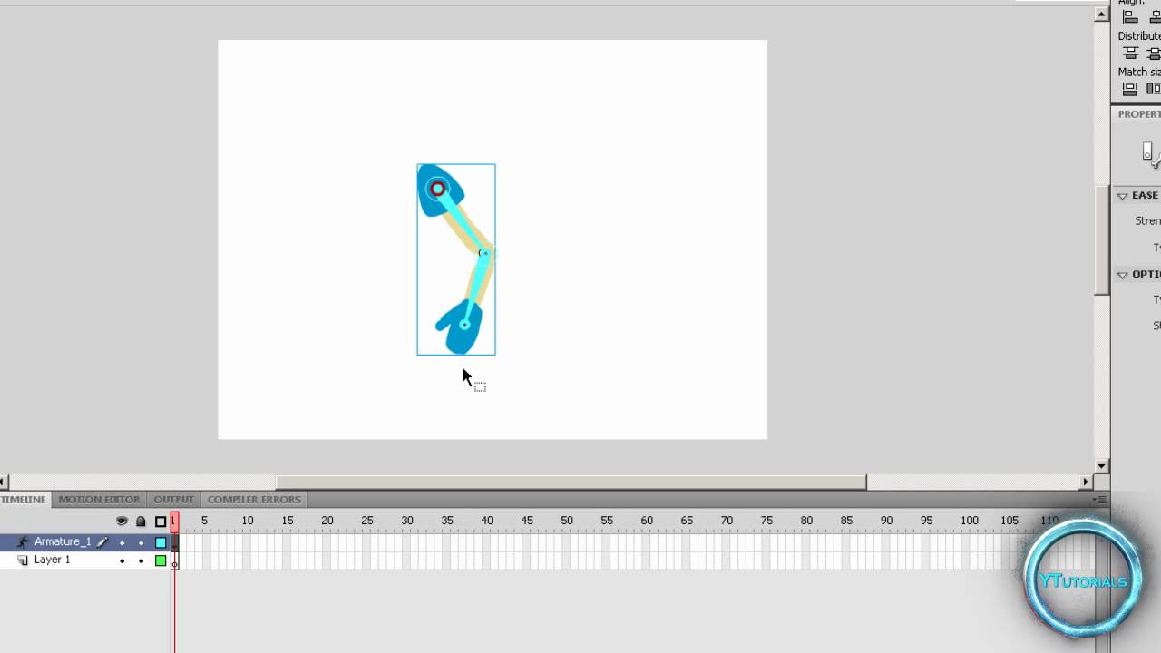 Adobe Flash Tutorial: Bone Tool (ActionScript 3)