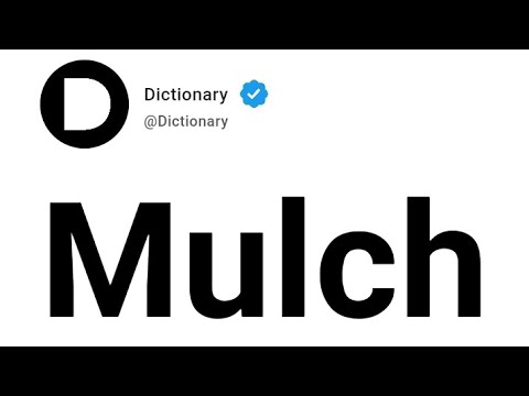 Mulch Meaning In English