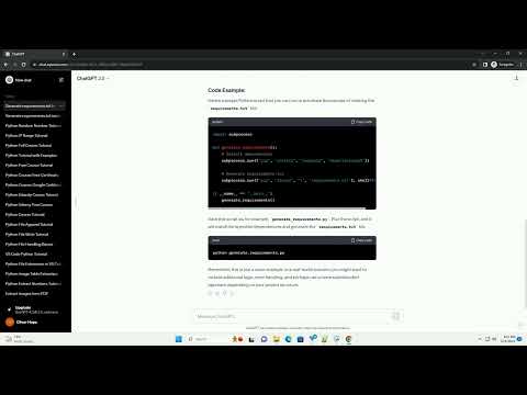 python generate requirements txt from code
