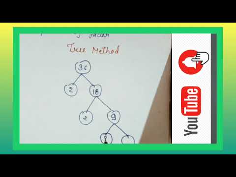 find the prime factorization of 16 by Tree method 👍