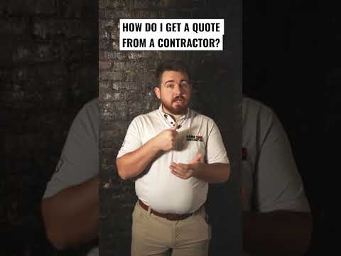 HOW DO I GET A QUOTE FROM A CONTRACTOR? TAMPA GENERAL CONTRACTOR ANSWERS! #shorts
