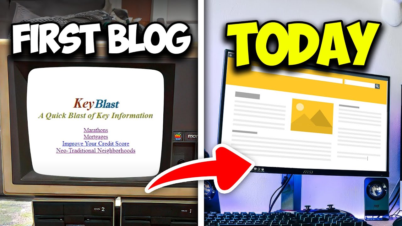 30 Year Blogging Evolution in 15 Minutes...