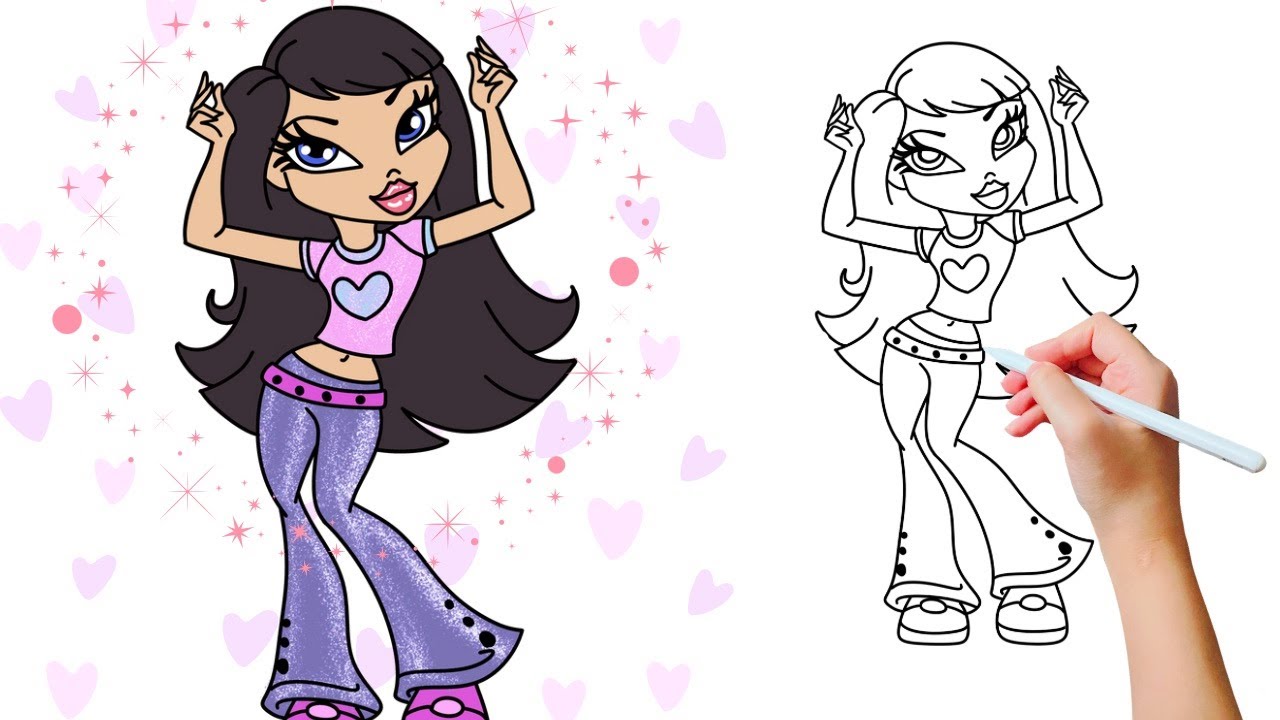DRAW a Stunning Bratz Girl in Minutes!