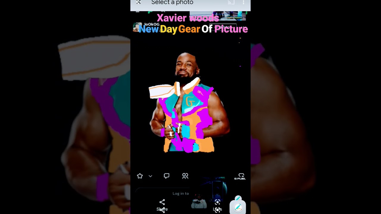 WWE Xavier woods render PNG