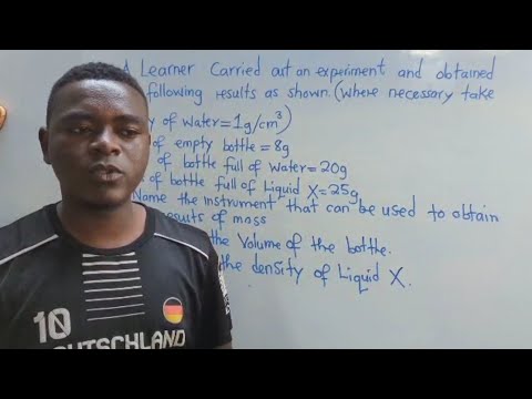 Science P1 2023 B1 - Density,Mass And Volume || Harrison j Zulu Tutor
