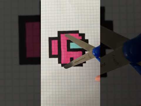 🩷Pixel Ideas🔵🤨 #amongus #pixel #art #pixelart Credit to @PaperStoryBox
