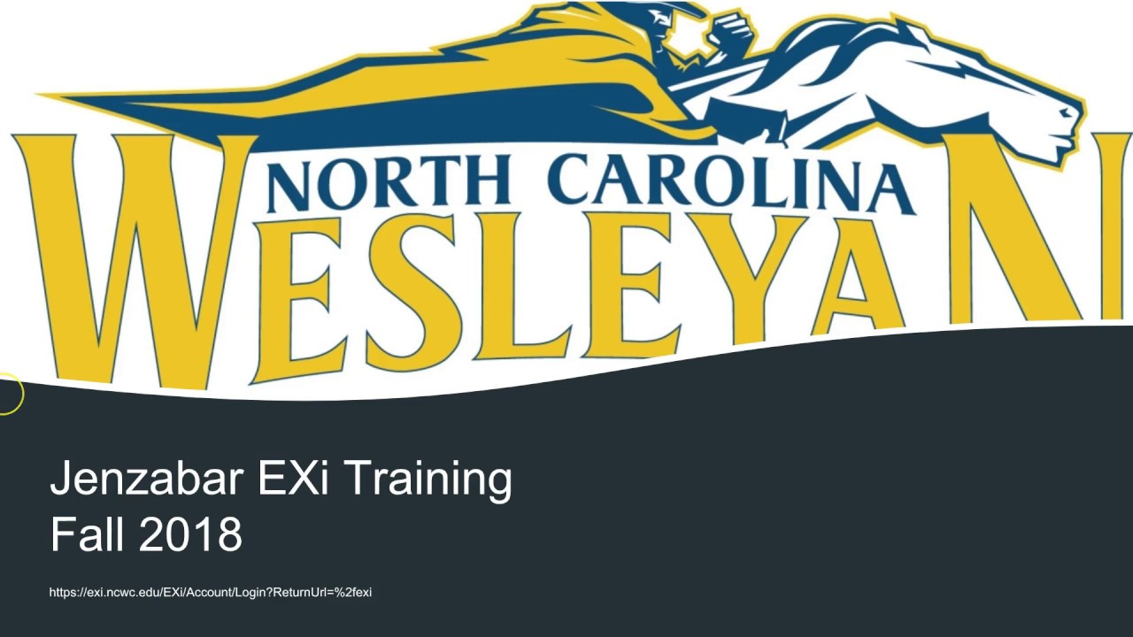 NCWC Exi Training 2018