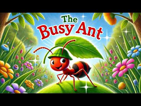 “The Busy Ant 🐜 | A Fun and Inspiring Children’s Rhyme”