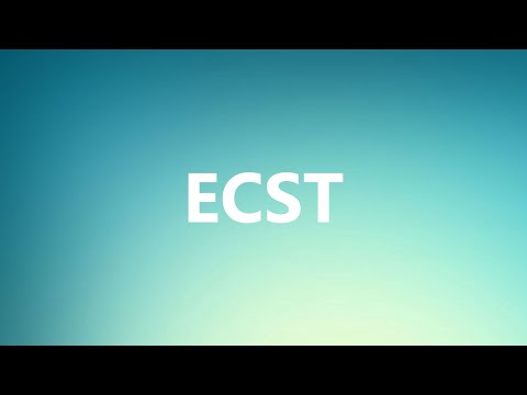 ECST - Medical Meaning and Pronunciation
